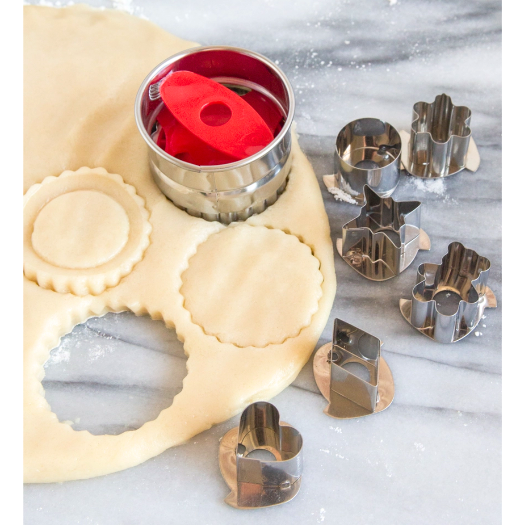 Linzer Cookie Cutter Set – Stainless Steel Cutters for Jam-Filled ...