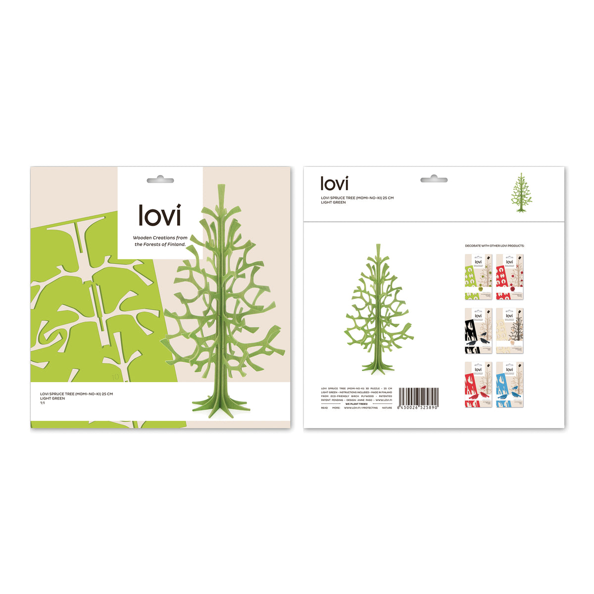 Lovi Wooden Creations from the Forests of Finland. 3D Spruce Tree ...