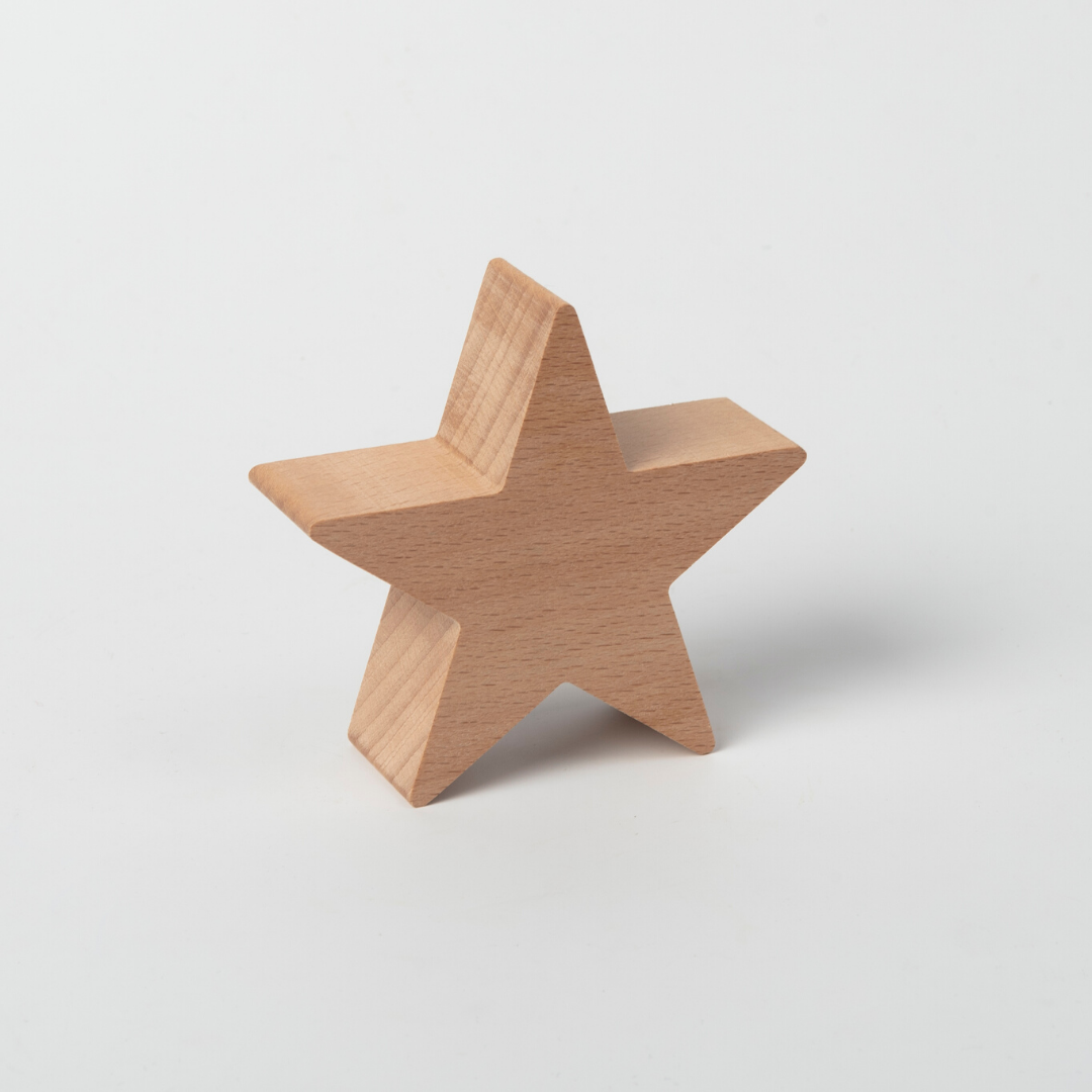 Star Shaped Tree Topper for Modern Spiral Wooden Christmas Tree ...