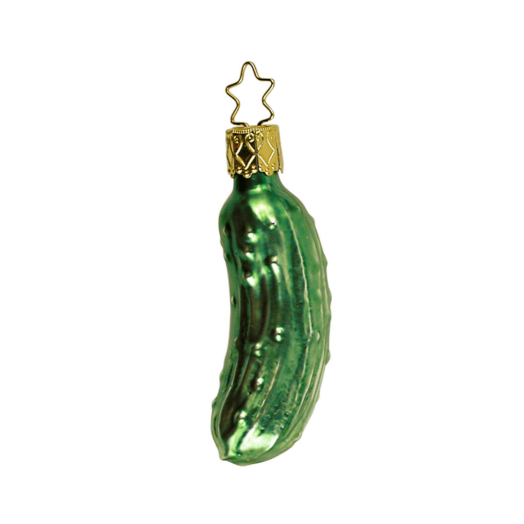 Famous German Christmas Pickle - Glass Christmas Tree Ornament ...